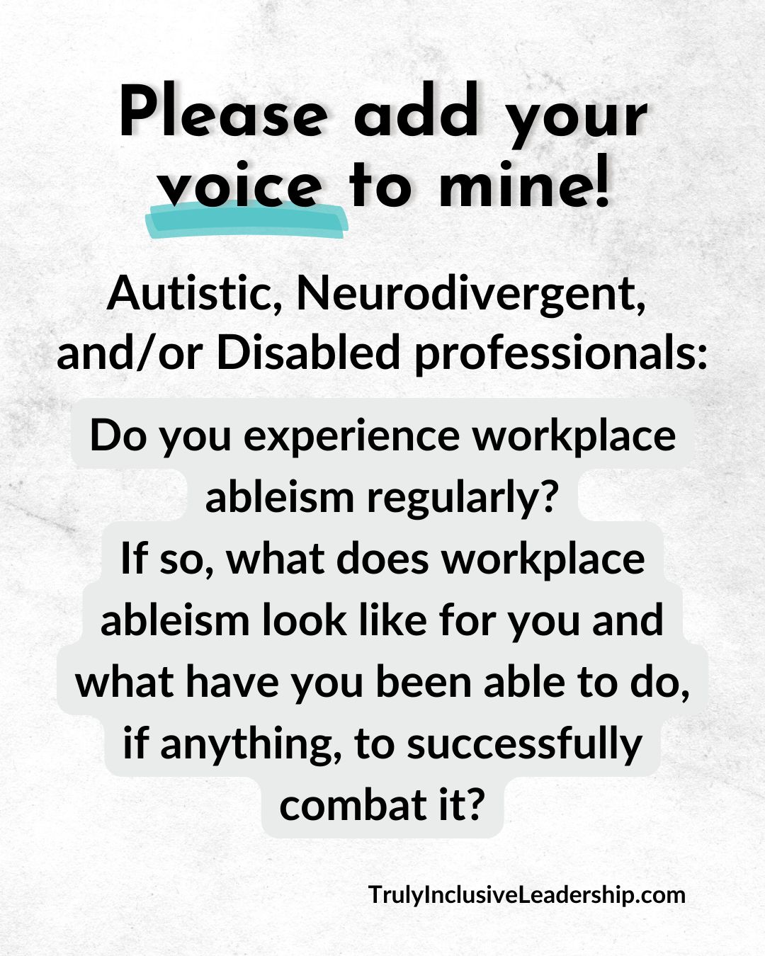 Cadence Joan (Warr) on LinkedIn: Workplace ableism: -I did it, why can ... Cadence Joan (Warr) on LinkedIn: Workplace ableism: -I did it, why can ...