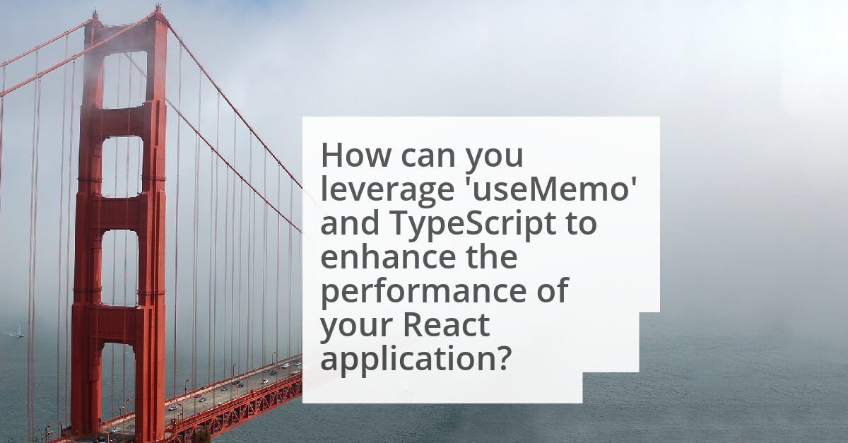 Carlos Camacho on LinkedIn: Mastering 'useMemo' in React with ... Carlos Camacho on LinkedIn: Mastering 'useMemo' in React with ...