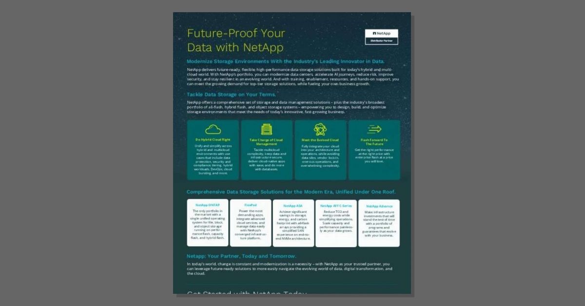 GLOBAL IT DATACENTER on LinkedIn: Future-Proof Your Data with NetApp GLOBAL IT DATACENTER on LinkedIn: Future-Proof Your Data with NetApp