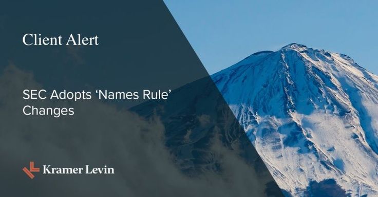 Mat Rosswood on LinkedIn: SEC Adopts ‘Names Rule’ Changes Mat Rosswood on LinkedIn: SEC Adopts ‘Names Rule’ Changes