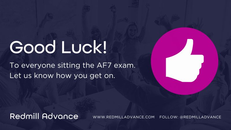 Redmill Advance on LinkedIn: #cii #af7 #exam #goodluck Redmill Advance on LinkedIn: #cii #af7 #exam #goodluck