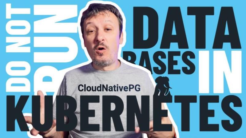 Franck Unternahrer on LinkedIn: Should We Run Databases In Kubernetes ... Franck Unternahrer on LinkedIn: Should We Run Databases In Kubernetes ...