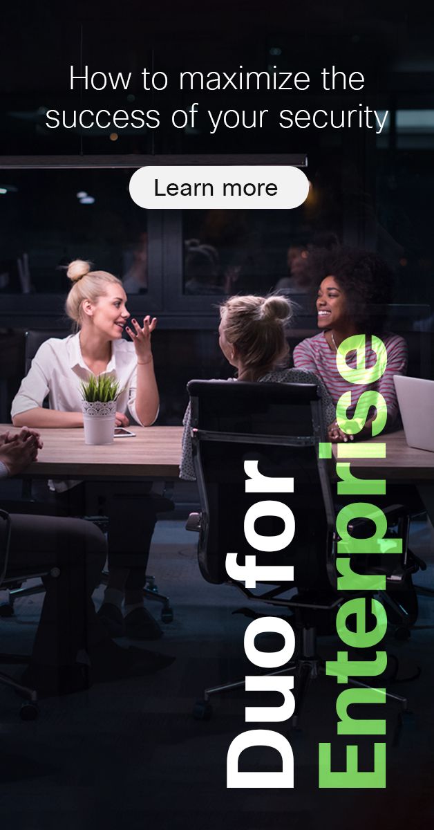 Duo Security on LinkedIn: How to Successfully Deploy Duo at Enterprise ... Duo Security on LinkedIn: How to Successfully Deploy Duo at Enterprise ...