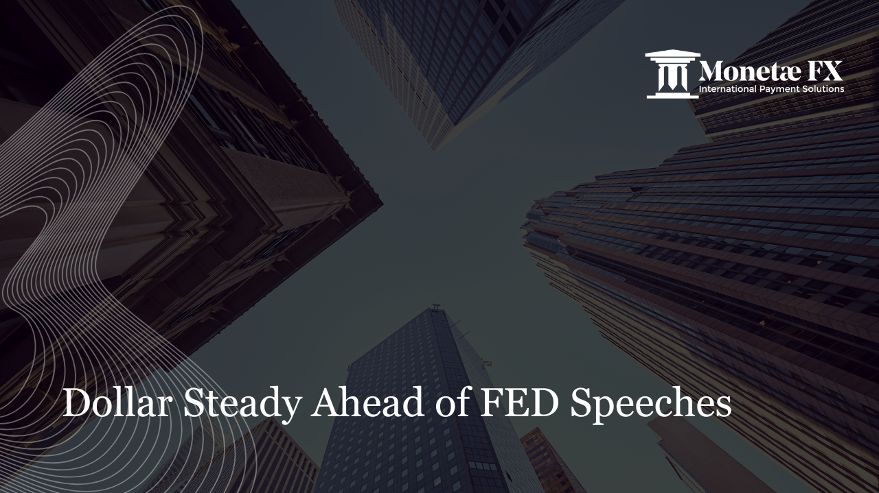 Dollar Steady Ahead of FED Speeches Dollar Steady Ahead of FED Speeches