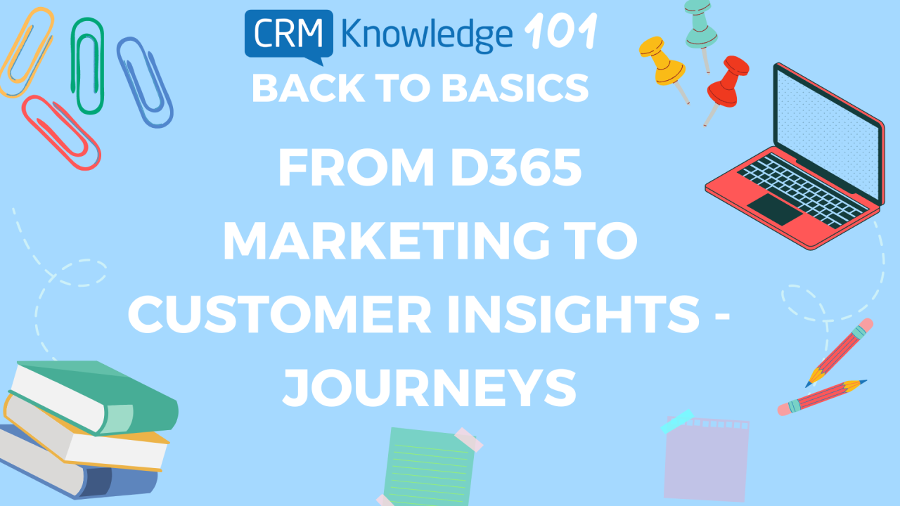 From D365 Marketing to Customer Insights - Journeys From D365 Marketing to Customer Insights - Journeys