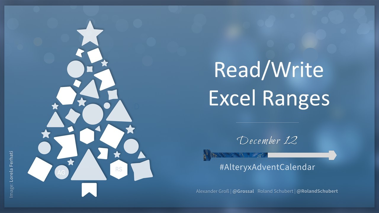Read/Write Excel Ranges Read/Write Excel Ranges