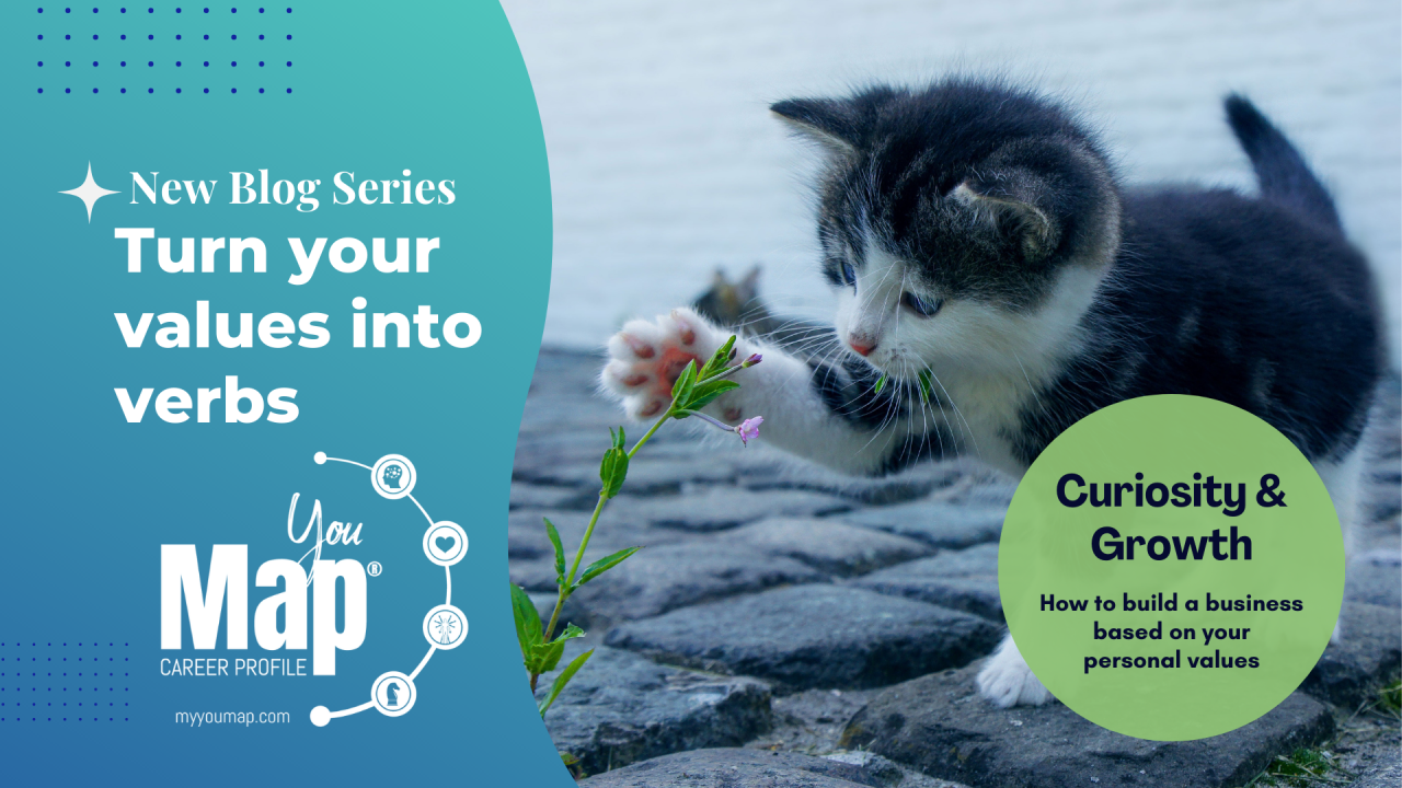 Turn your Values into Verbs: Curiosity and Growth Turn your Values into Verbs: Curiosity and Growth