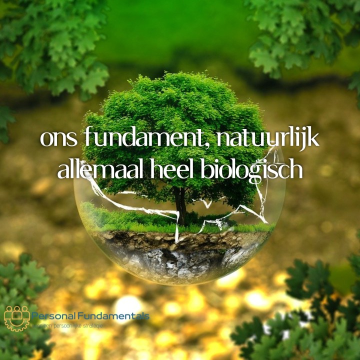 Ons fundament, natuurlijk allemaal heel biologisch! Ons fundament, natuurlijk allemaal heel biologisch!