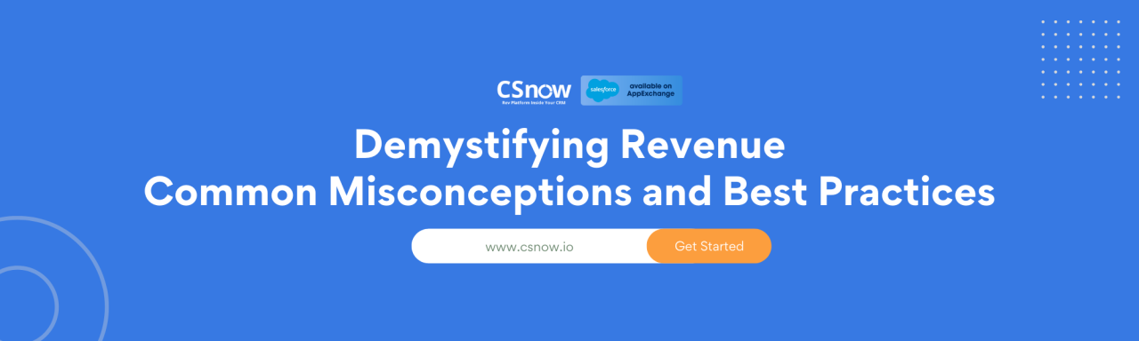 Demystifying Revenue Forecasting: Common Misconceptions and Best Practices Demystifying Revenue Forecasting: Common Misconceptions and Best Practices
