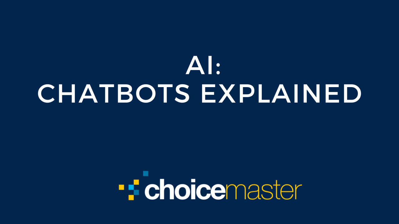 Chatbots Explained Chatbots Explained