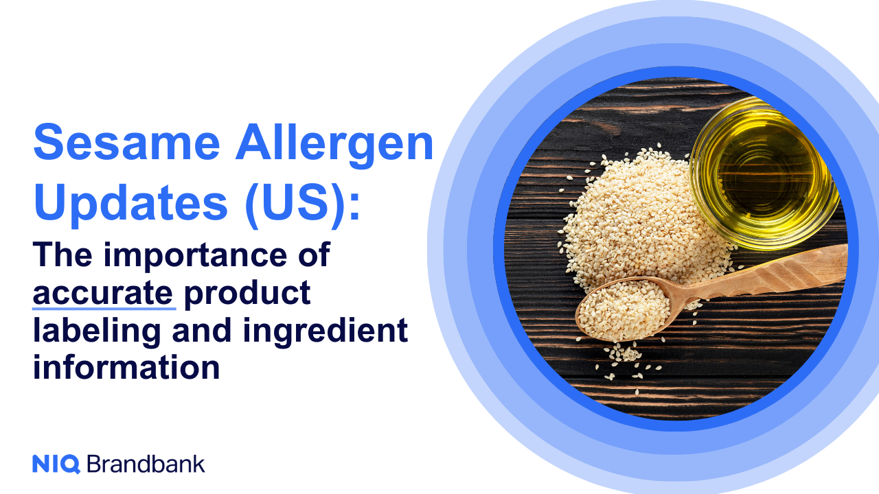 Sesame Allergen Updates (US): The importance of accurate product ... Sesame Allergen Updates (US): The importance of accurate product ...