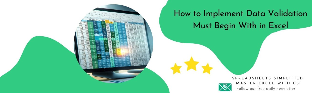 How to Implement Data Validation Must Begin With in Excel How to Implement Data Validation Must Begin With in Excel