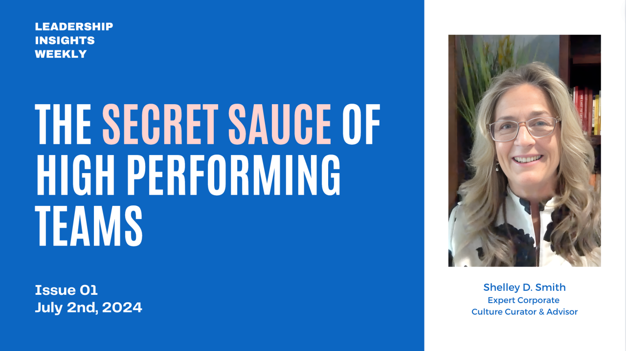 Unlock Your Team's Potential: The Secret Sauce of High-Performing Teams Unlock Your Team's Potential: The Secret Sauce of High-Performing Teams