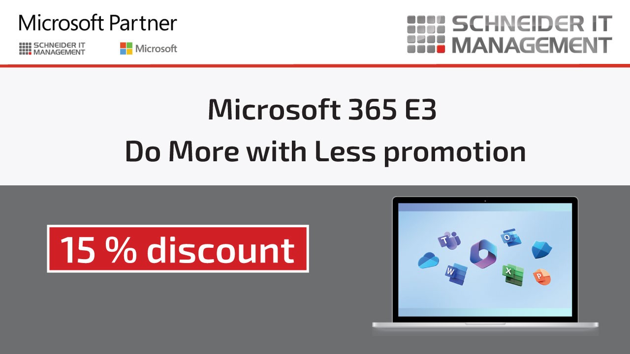 Microsoft 365 E3 Do More with Less promotion Microsoft 365 E3 Do More with Less promotion