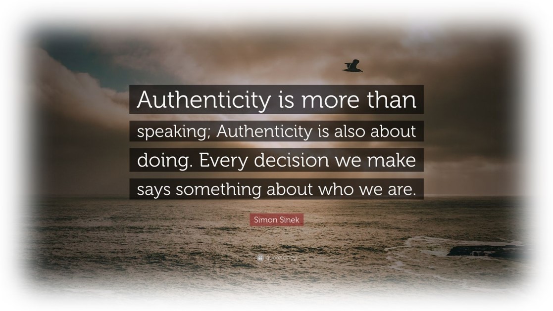 Embodying Authenticity: I can't Teach It If I Refuse To Live It. Embodying Authenticity: I can't Teach It If I Refuse To Live It.