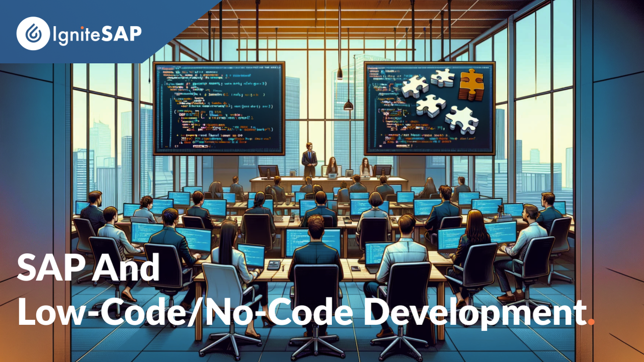 SAP And Low-Code/No-Code Development SAP And Low-Code/No-Code Development