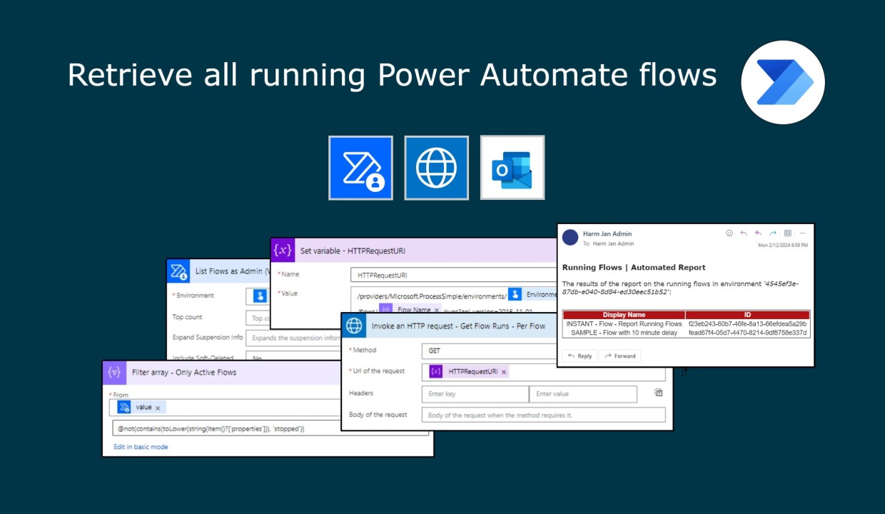 Power Automate: Retrieve all running Flows Power Automate: Retrieve all running Flows