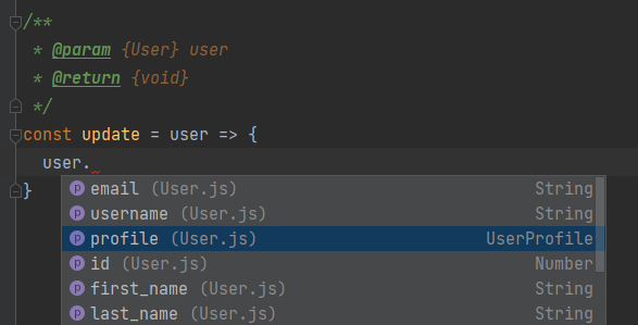 How to define simple types in JS to support for type hints How to define simple types in JS to support for type hints