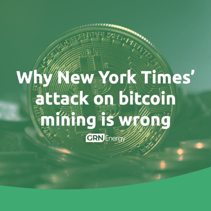 Why New York Times’ attack on bitcoin mining is wrong Why New York Times’ attack on bitcoin mining is wrong