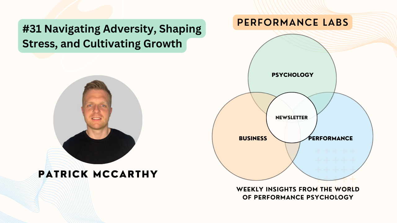#31 Navigating Adversity, Shaping Stress, and Cultivating Growth #31 Navigating Adversity, Shaping Stress, and Cultivating Growth