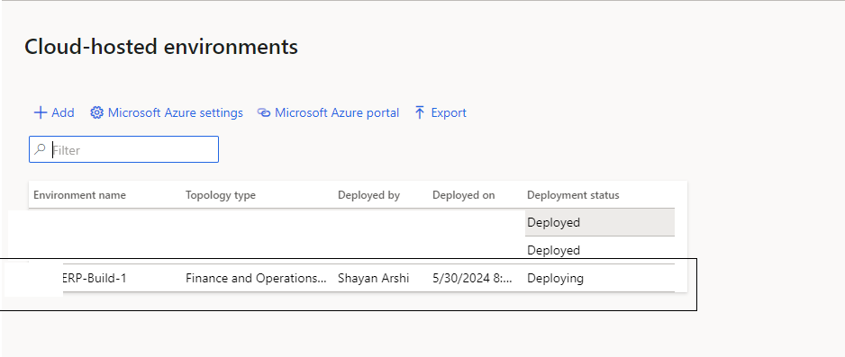 Deploying D365 F&O Build Machine Deploying D365 F&O Build Machine