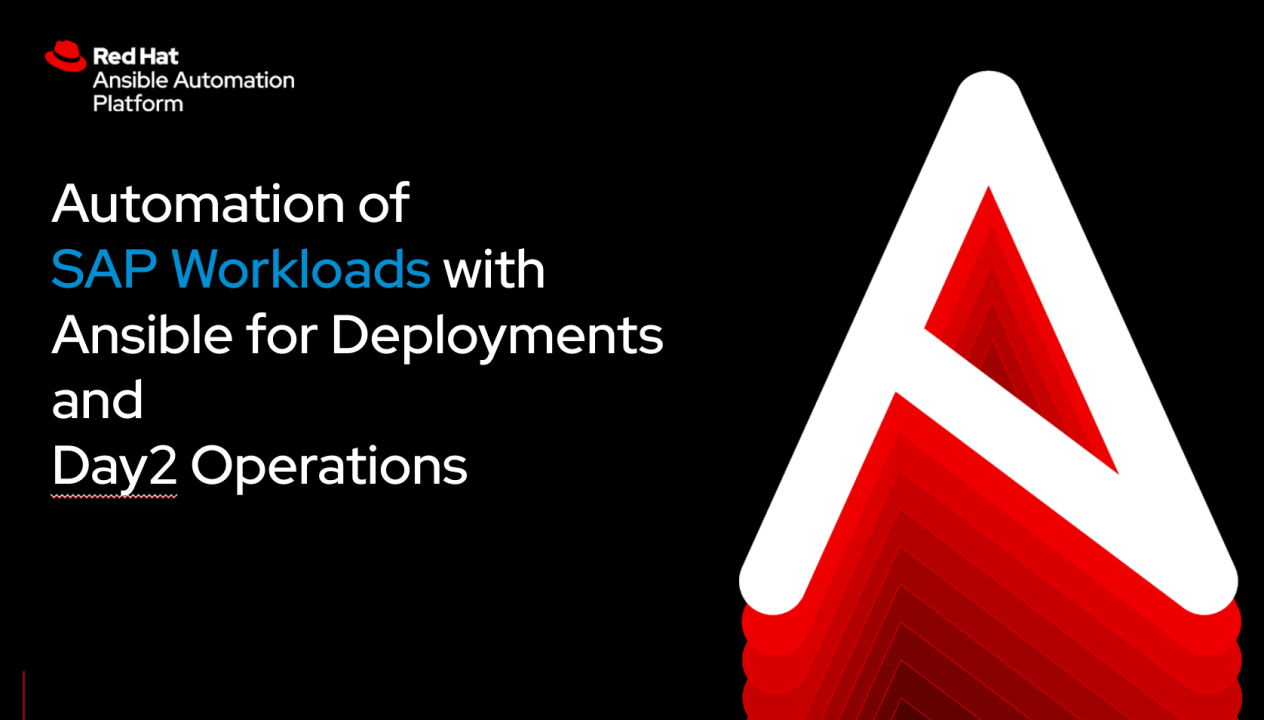 New Ansible Collection for automating SAP day2 operations just arrived New Ansible Collection for automating SAP day2 operations just arrived