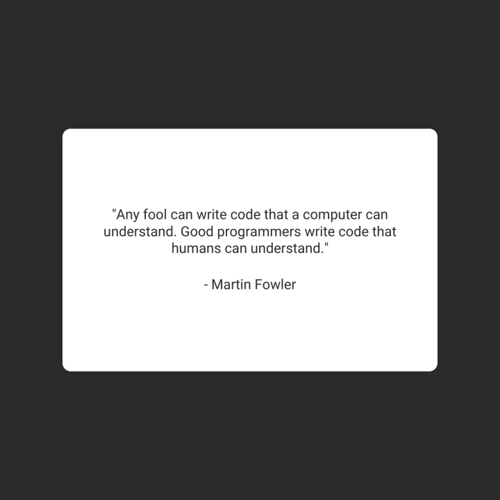 Clean Coding - 101 Clean Coding - 101