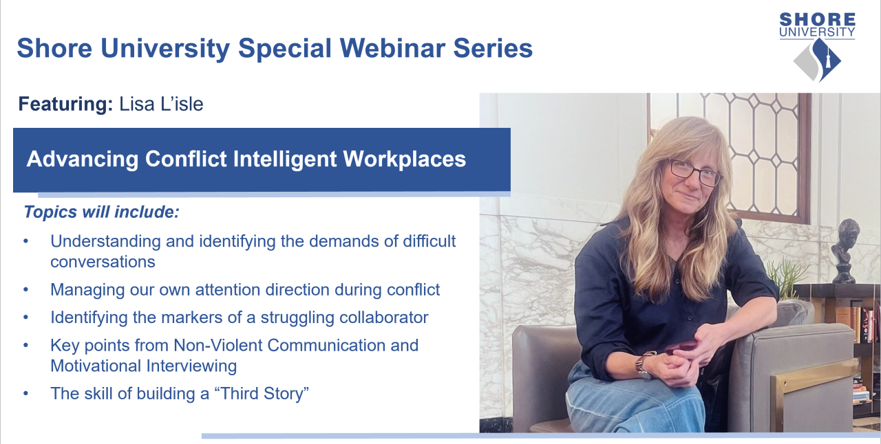 Advancing Conflict Intelligent Workplaces Advancing Conflict Intelligent Workplaces