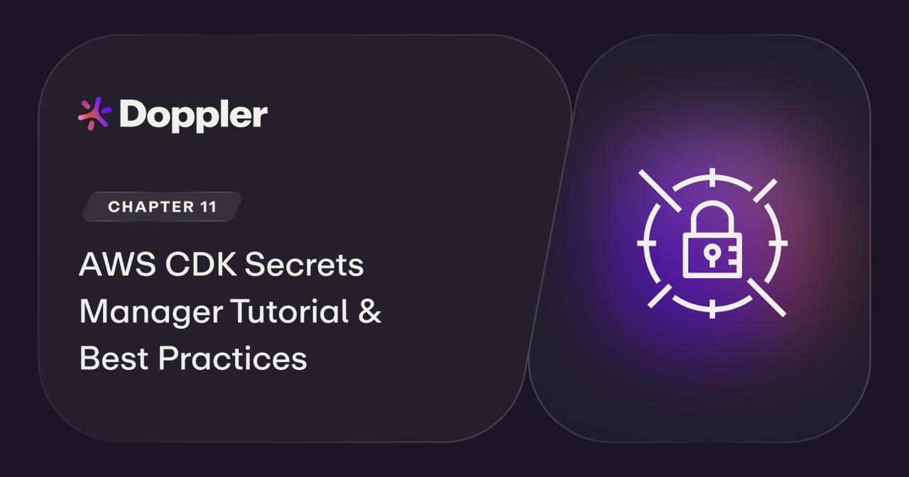 AWS CDK Secrets Manager Tutorial & Best Practices AWS CDK Secrets Manager Tutorial & Best Practices