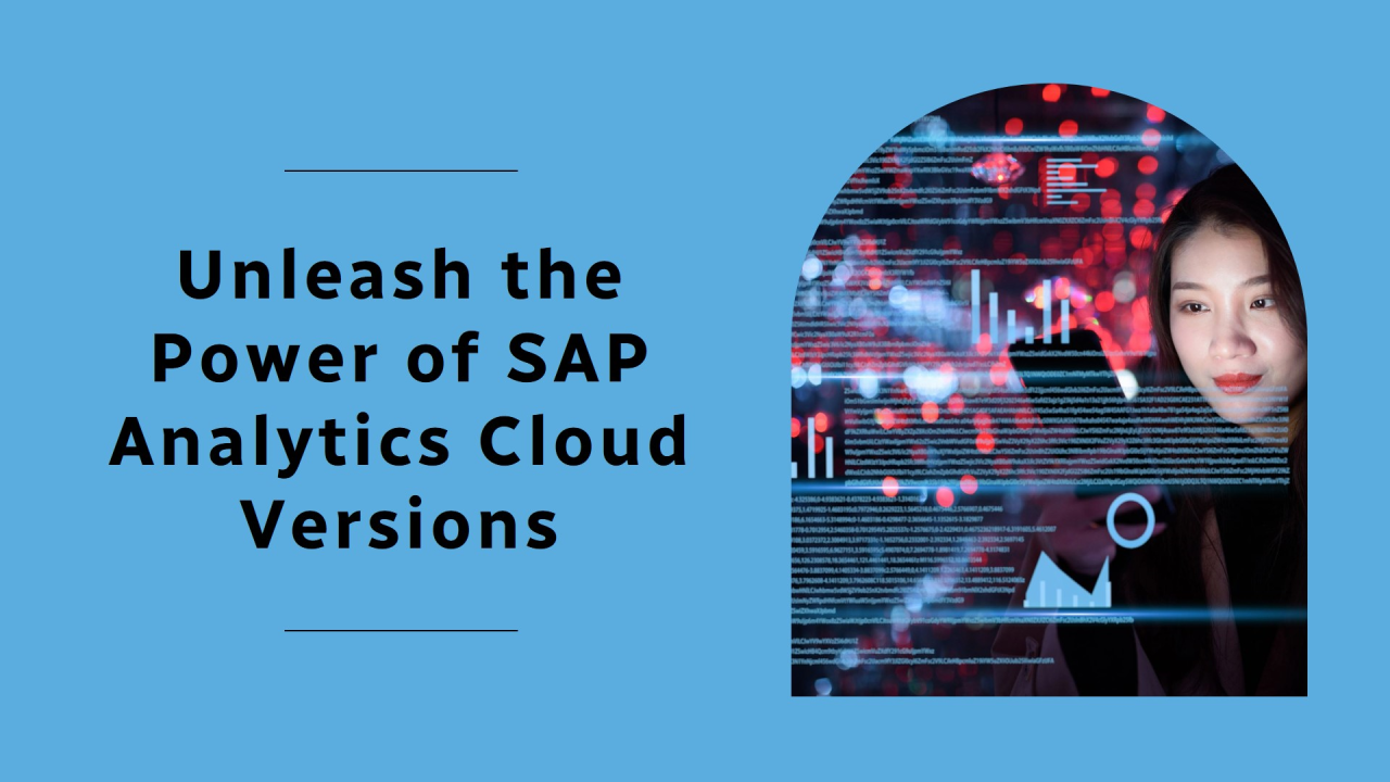 Unlocking the Power of Versions in SAP Analytics Cloud! Unlocking the Power of Versions in SAP Analytics Cloud!