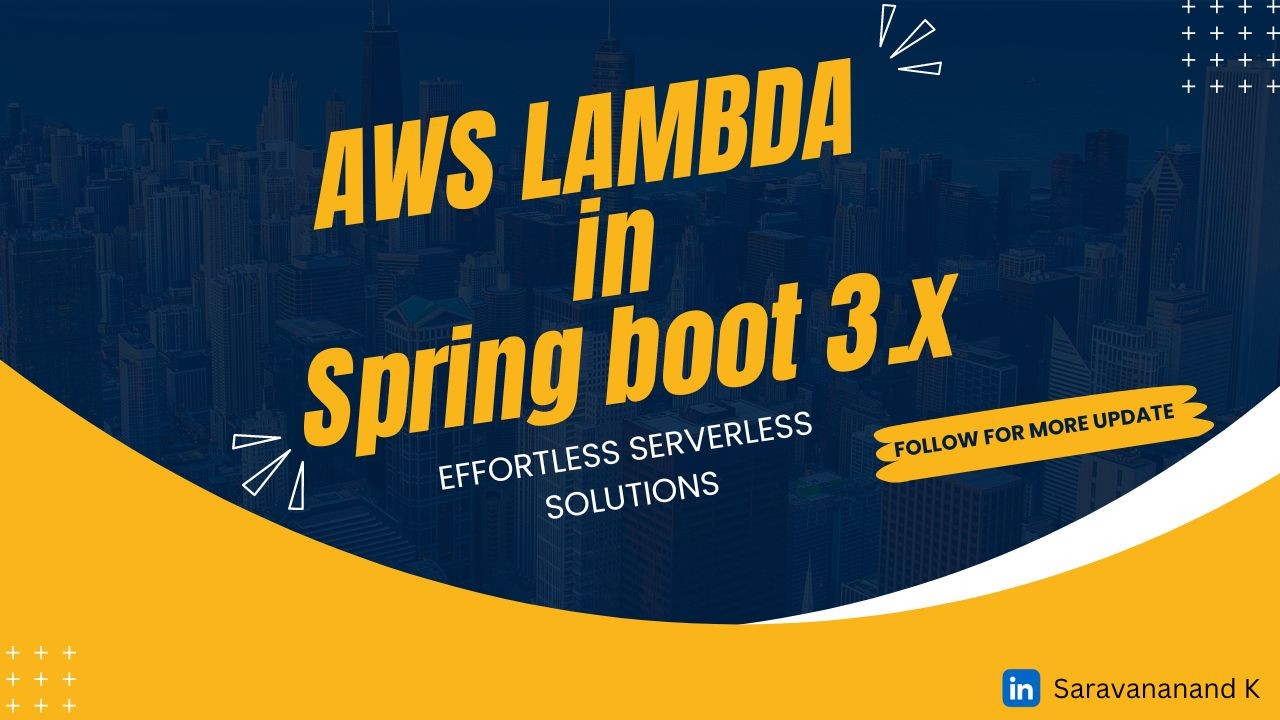 AWS Lambda Integration with Spring Boot and Spring Cloud Functions AWS Lambda Integration with Spring Boot and Spring Cloud Functions