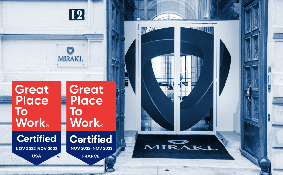 Mirakl is now Great Place To Work certified! Mirakl is now Great Place To Work certified!