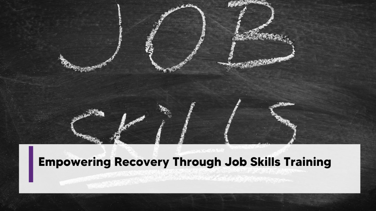 Empowering Recovery Through Job Skills Training Empowering Recovery Through Job Skills Training