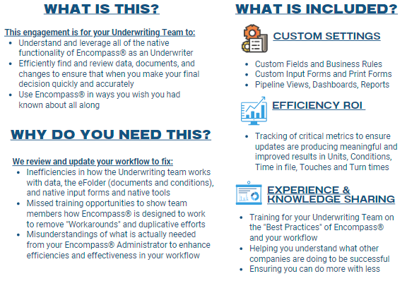 Mastering Encompass® - Underwriting Team Mastering Encompass® - Underwriting Team