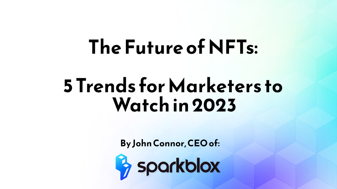 The Future of NFTs: 5 Predictions for Marketers in 2023 The Future of NFTs: 5 Predictions for Marketers in 2023