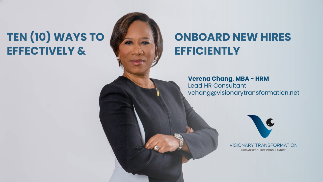 Ten (10) Effective Ways to Onboard Your New Employee Ten (10) Effective Ways to Onboard Your New Employee
