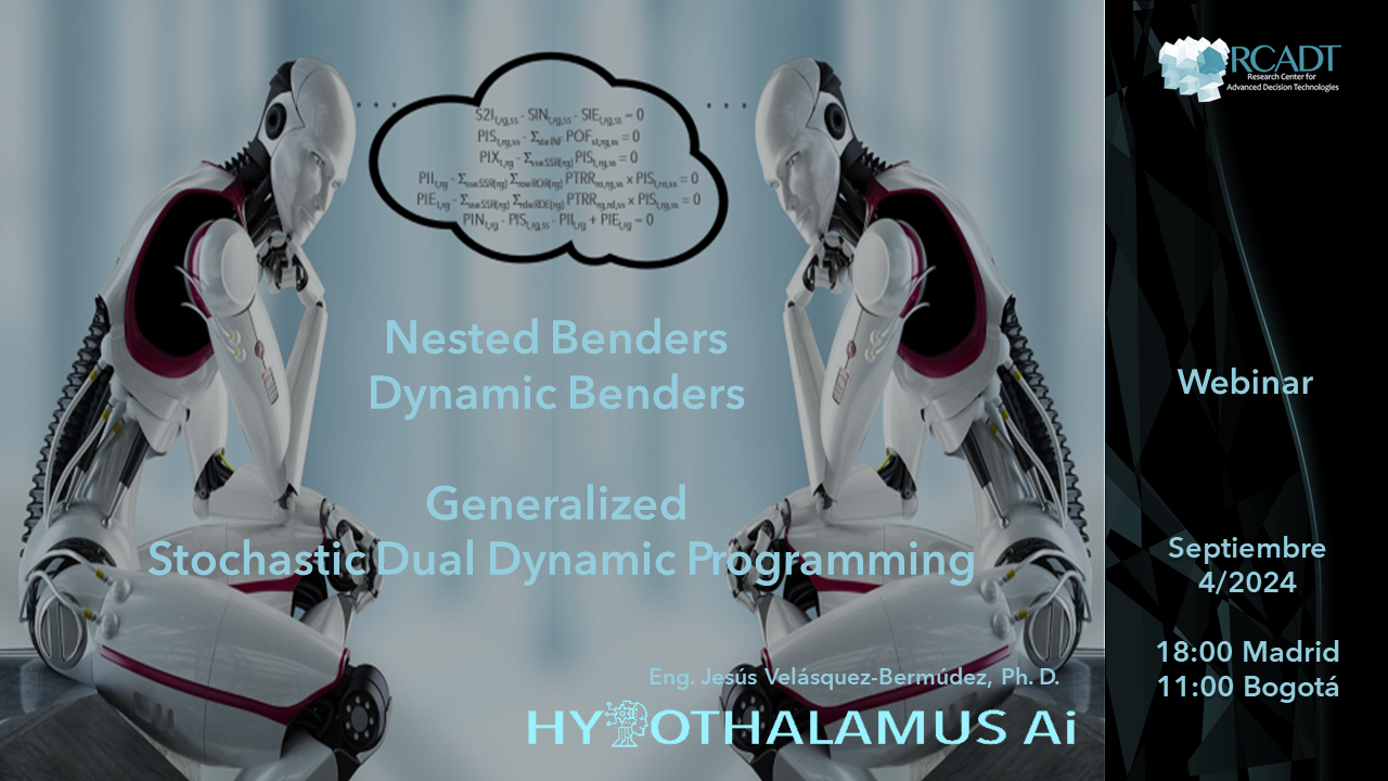Nested Benders Dynamic Benders. Generalized Stochastic Dual Dynamic ... Nested Benders Dynamic Benders. Generalized Stochastic Dual Dynamic ...