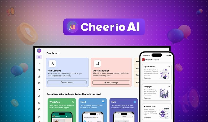 Cheerio Lifetime Deal: Automate conversational commerce Cheerio Lifetime Deal: Automate conversational commerce