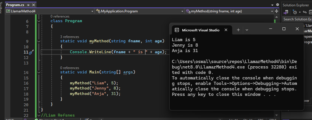 Types of Parameters and Arguments in C# Types of Parameters and Arguments in C#