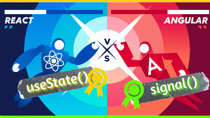 React useState() vs. Angular signal() React useState() vs. Angular signal()