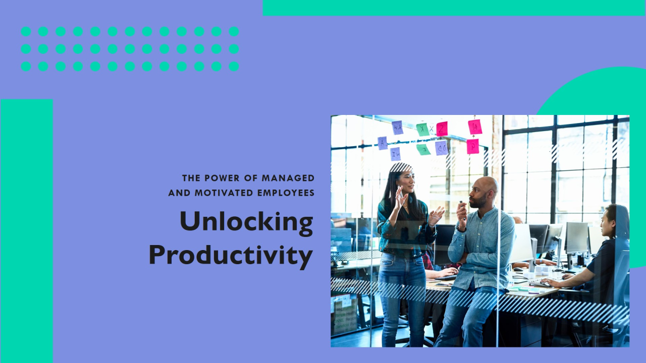 Unlocking Productivity: The Power of Managed and Motivated Employees Unlocking Productivity: The Power of Managed and Motivated Employees