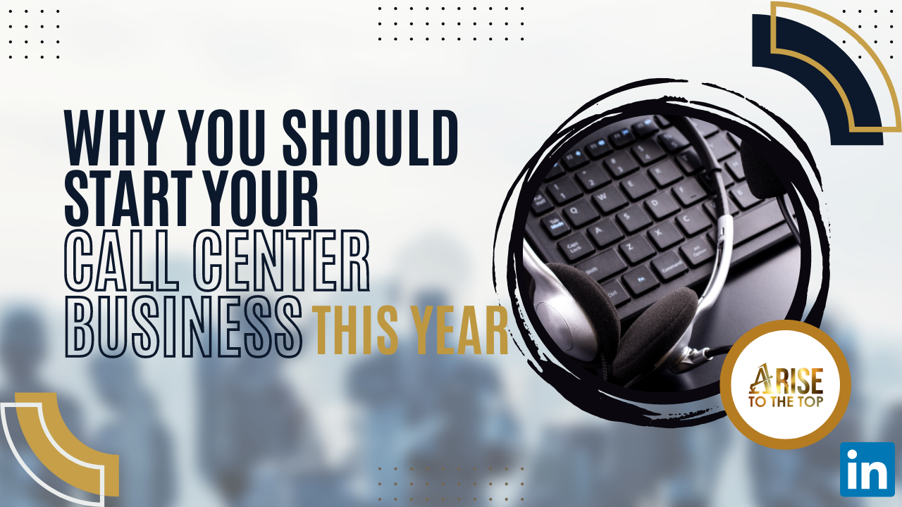 Why you should start your own call center business NOW! Why you should start your own call center business NOW!