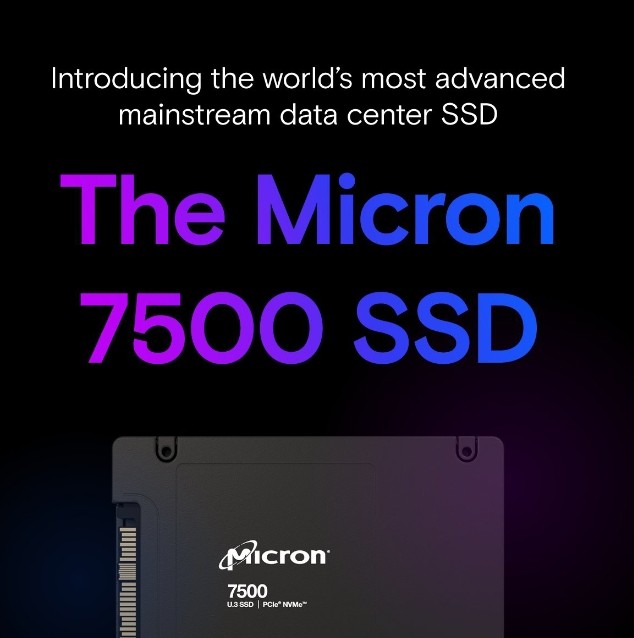 Micron announces the launch of 7500 series SSDs for data center storage ... Micron announces the launch of 7500 series SSDs for data center storage ...