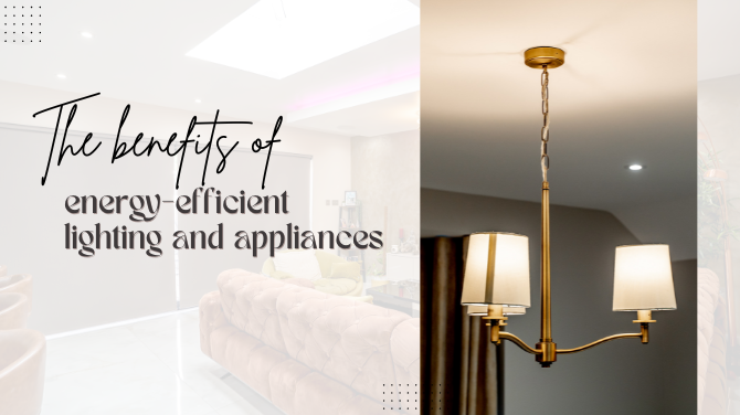 The benefits of energy-efficient lighting and appliances The benefits of energy-efficient lighting and appliances