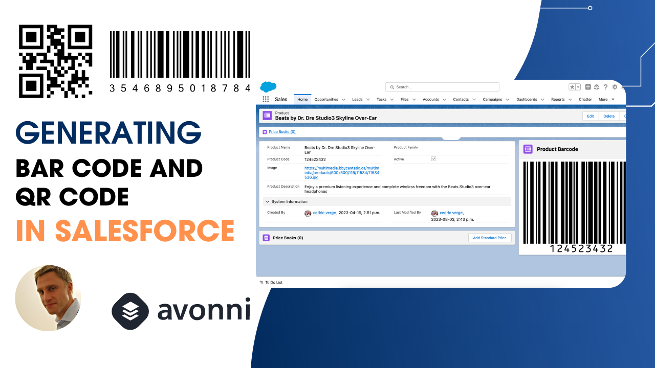 π Generating BarCode in Salesforce with Avonni Flow Screen Components π Generating BarCode in Salesforce with Avonni Flow Screen Components
