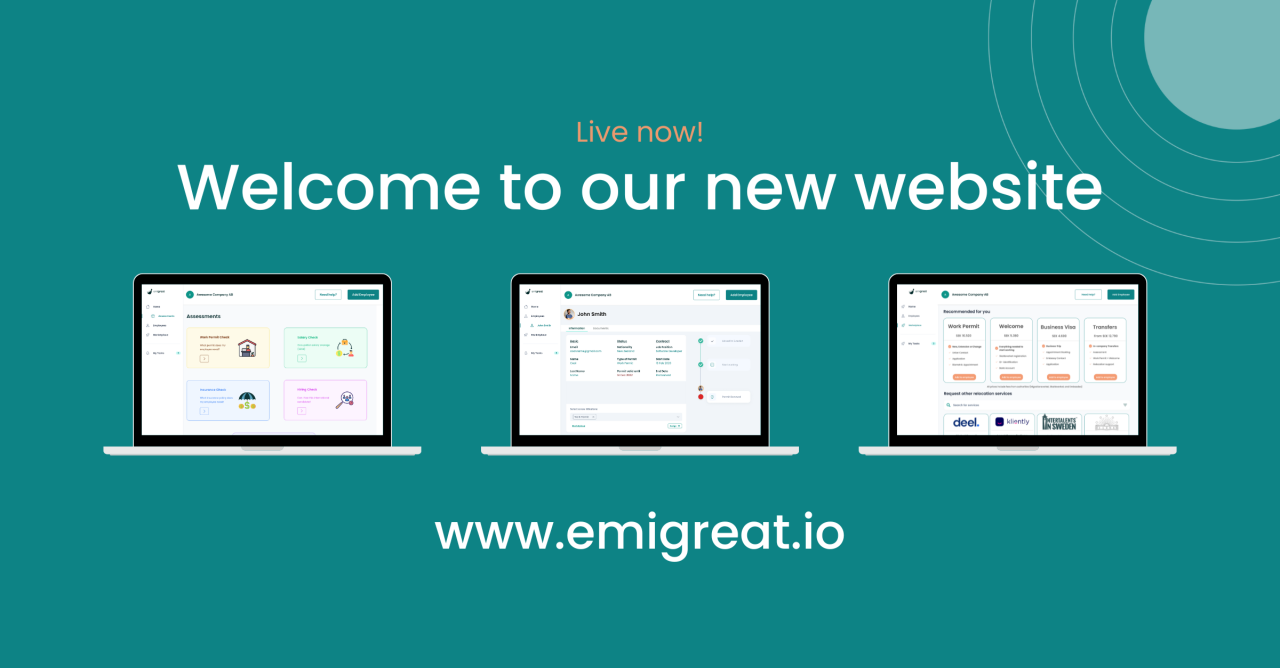 New website announcement New website announcement