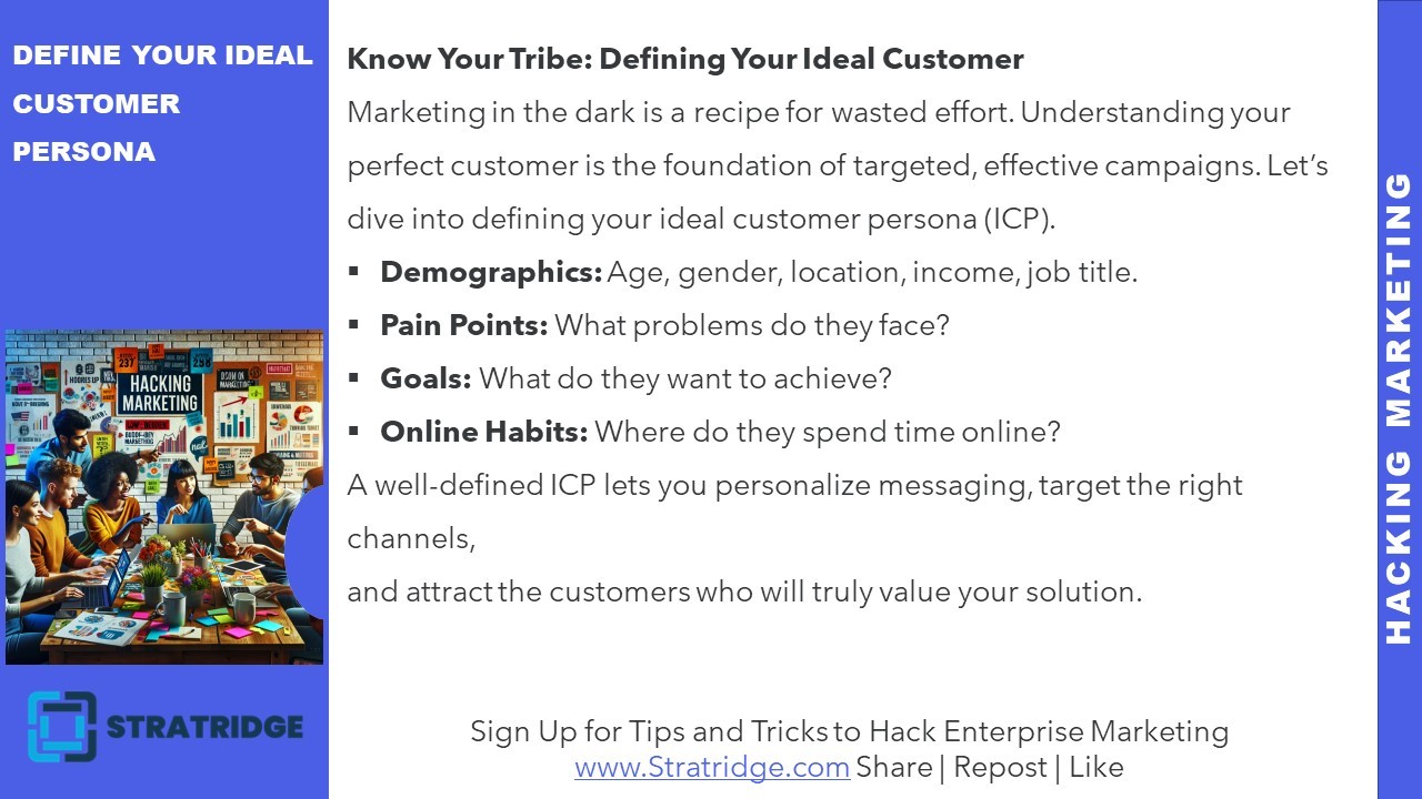 Define Your Ideal Customer Persona Define Your Ideal Customer Persona