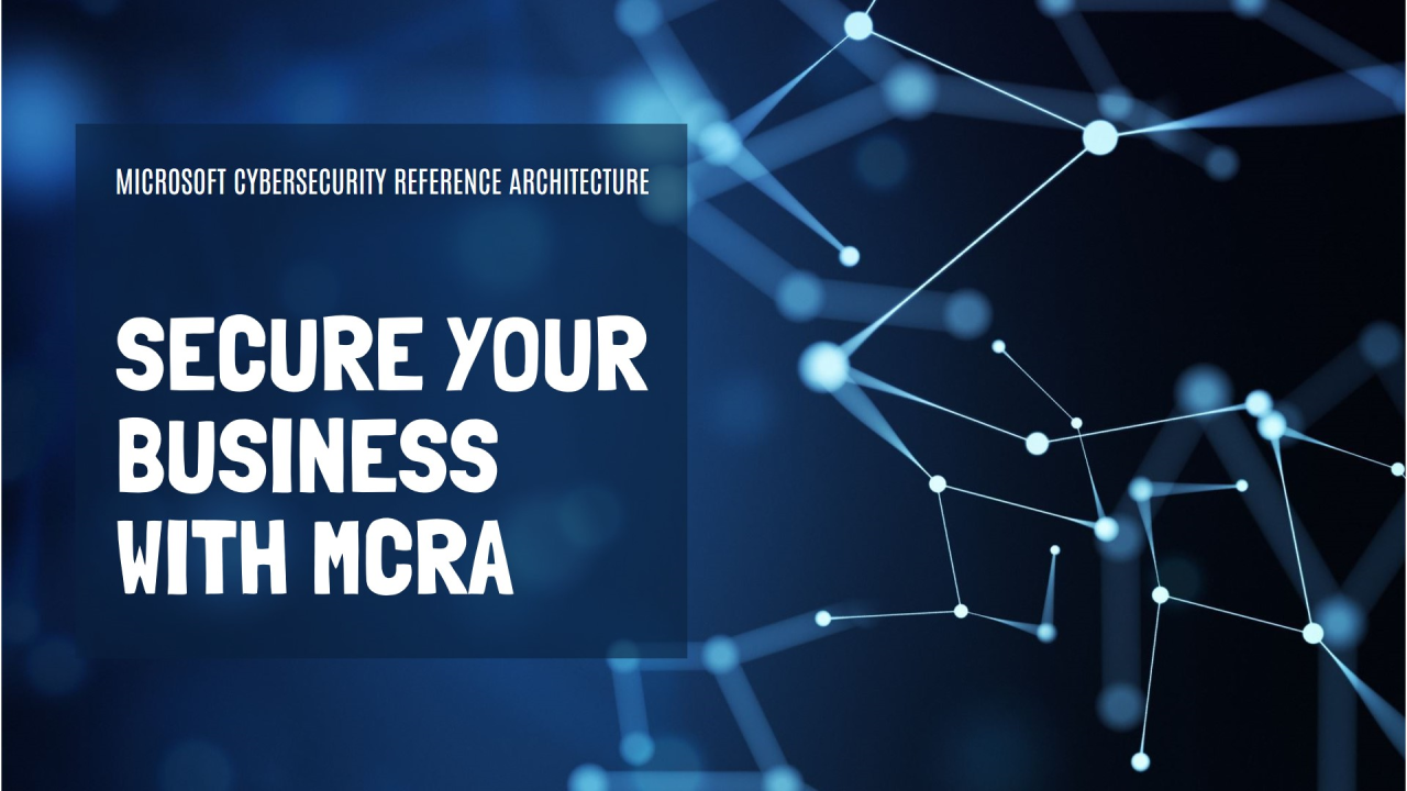 MCRA: Microsoft Cybersecurity Reference Architecture. MCRA: Microsoft Cybersecurity Reference Architecture.
