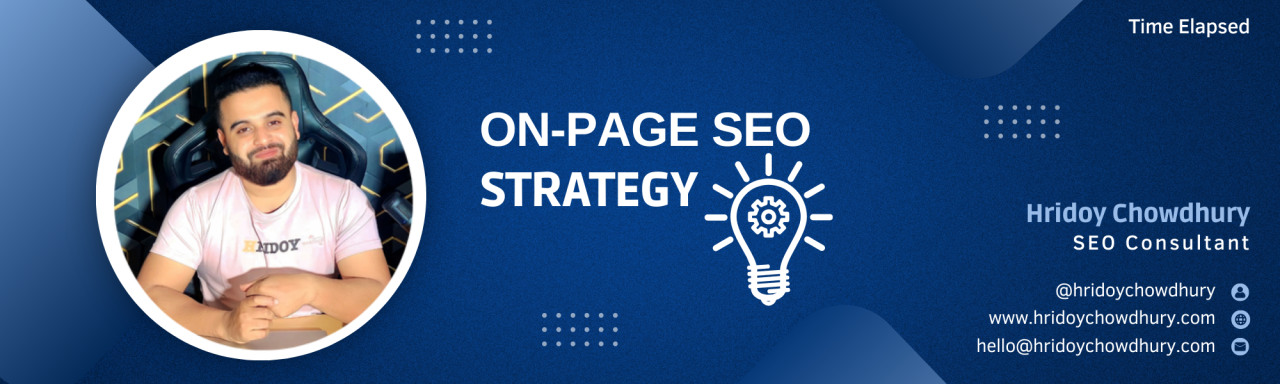 On- Page SEO Strategy by Hridoy Chowdhury On- Page SEO Strategy by Hridoy Chowdhury