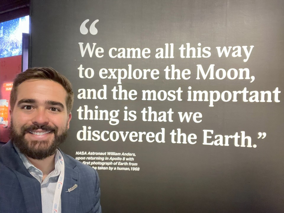 Somewhere between the Earth and the Moon Somewhere between the Earth and the Moon